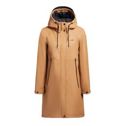 Khujo Raincoat 'Wied2' female size L Mocha / Black
