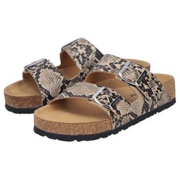 Rieker Damen Pantolette Sommerschuh, Strandschuh, Hausschuh mit verstellbaren Schnallen 38