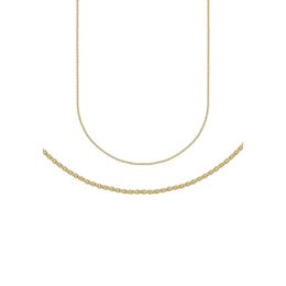 Firetti Herren Goldkette &raquo;Schmuck Geschenk Gold 333 Rundankerkette, ca. 1,1 mm breit&laquo; Made in Germany gold 42, Gelbgold 333, B: 1,1mm
