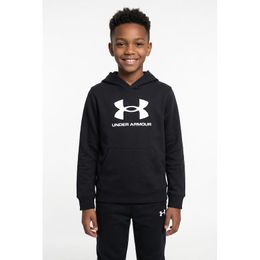 Under Armour Jungen Jogginganzug &raquo;UA BIG LOGO SET&laquo; 2 zweiteiliges Set, aus Baumwolle und Polyester, Gr&ouml;&szlig;en 98 bis 122 schwarz 104