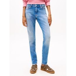 Tommy Jeans Damen Straight-Jeans &raquo;LUCY MR SLIM DI5133&laquo; blau 34, L&auml;nge 30