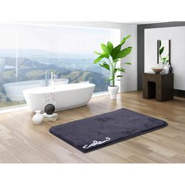 Colani Badematte &raquo; 40&laquo; H&ouml;he 24 mm rutschhemmend beschichtet fu&szlig;bodenheizungsgeeignet grau Kunstfaser rechteckig (60cm x 100cm ), 1 Stk.
