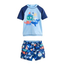 next UV-Schutz Jungen Gr&ouml;&szlig;e 92 hellblau / dunkelblau / gelb / smaragd