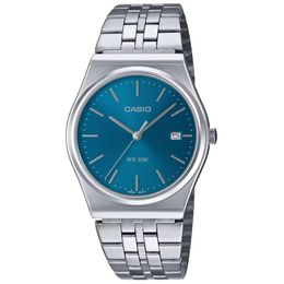 Casio Unisex-Armbanduhr Quarz Stahl/Petrolblau | Gr.: onesize