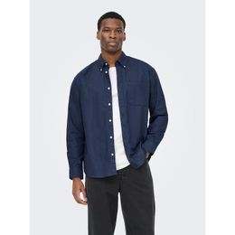 Only & Sons Only & Sons Herren ONLY & SONS Langarmhemd &raquo;ONSOXFORD LS SHIRT FRML NOOS&laquo; Baumwollmischung, regular fit XXL, N-Gr