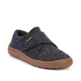 froddo Jungen froddo Hausschuh &raquo;BAREFOOT WOOLY&laquo; barfoot Klettschuh f&uuml;r zu Hause, Kindergartenschuh mit Wollfutter blau 32