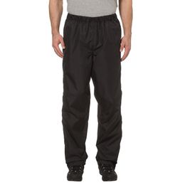 Vaude Herren Vaude Fahrradhose &raquo;Fluid Full-zip Pants II&laquo; sportlicher Stil mit Logodruck, f&uuml;r Radsport schwarz XL, N-Gr