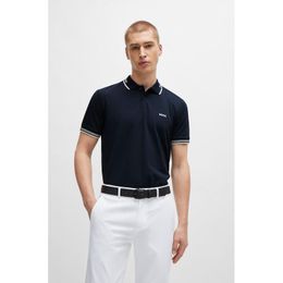 BOSS Green Herren BOSS Green Poloshirt &raquo;Paul Slim Fit Stretch-Baumwoll-Pique&laquo; mit Polokragen blau XL
