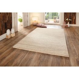 Theko Wollteppich &raquo;Janne, Berber Teppich, Wolle, meliert, handgearbeitet&laquo; rechteckig 20 mm H&ouml;he handgetuftet, Wohnzimmer, Schlafzimmer, Esszimmer 