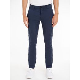Tommy Jeans Herren Chinohose &raquo;TJM SCANTON&laquo; mit Markenlabel blau 32, L&auml;nge 34