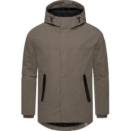 Ragwear Winter Jacket 'Hatar' male size M Brown / Black