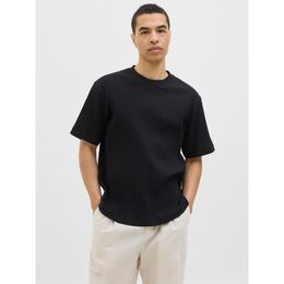Jack & Jones Jack & Jones Herren T-Shirt &raquo;JJEURBAN EDGE STRUCTURE TEE SS&laquo; schwarz S