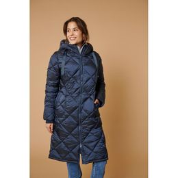 ZABAIONE Damen ZABAIONE Steppmantel &raquo;Jacket Ci44ara&laquo; mit sch&ouml;nem Schimmer blau L