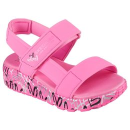Skechers M&auml;dchen Sandale &raquo;UNO LITE SANDAL-SUNNY LOVE&laquo; Sommerschuh, Klettschuh mit Plateau, Gr&ouml;&szlig;enschablone zum Download 31