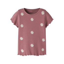 name it M&auml;dchen T-Shirt &raquo;NMFJOLEMO SS SLIM TOP BOX&laquo; Baumwollmischung, slim fit rosa 116