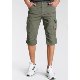 Bruno Banani Herren Bermudas schmale Passform, gerade Beinform, mit Cargotaschen gr&uuml;n 38, L&auml;nge 32