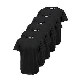 Only & Sons Only & Sons Herren ONLY & SONS Rundhalsshirt &raquo;ONSJEFF LONGY SS TEE 5-PACK OTL&laquo; Packung, 5 schwarz S