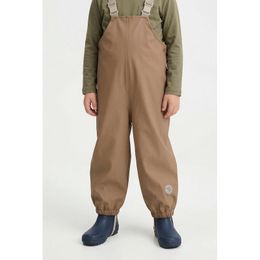 Wheat M&auml;dchen Wheat Regenhose &raquo;Rainwear Charlo Overall&laquo; wasserdicht braun 122, N-Gr