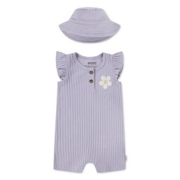 Huggies Babywear M&auml;dchen HUGGIES babywear Neugeborenen-Geschenkset &raquo;HUGG ROMPER + HAT ATTACHMENT&laquo; Set, 2 mit passendem Sonnenhut, Baumwolle 2 (3M/62)