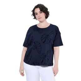 Ulla Popken Shirt in marine | Gr.: 46-48