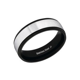 Amor Herren Fingerring &raquo;9783809/-816/-830/-847/-793&laquo; schwarz 62, Edelstahl