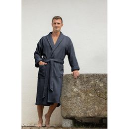 Framsohn frottier Herrenbademantel &raquo;Ocean Bio&laquo; Packung, 1 Stk. aus 100% GOTS zertifizierter Bio-Baumwolle grau Frottier XL