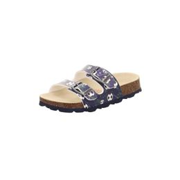 Superfit Jungen Pantolette &raquo;WMS: mittel&laquo; Schlappen, Hausschuh mit Schnallen, Gr&ouml;&szlig;enschablone zum Download blau 32