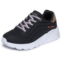 Skechers M&auml;dchen Slip-On Sneaker &raquo;UNO LITE&laquo; Schn&uuml;rschuh, Halbschuh, Keilabsatz, Gr&ouml;ssenschablone zum Download blau 31