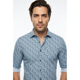 OLYMP Herren OLYMP Kurzarmhemd &raquo;Luxor&laquo; Businesshemd, comfort fit, New-Kentkragen 44, N-Gr