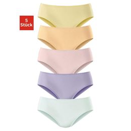 Petite Fleur By Lascana Damen petite fleur by Lascana Jazz-Pants Slips 5er-Pack, aus elastischer Baumwoll-Qualit&auml;t bunt 44/46