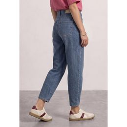 Street One Damen Street One Loose-fit-Jeans &raquo;Style Karlie&laquo; mit Barrel Legs und Steifen-Optik blau 34, L&auml;nge 28