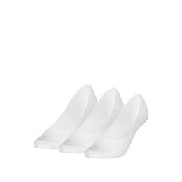 Calvin Klein Herren F&uuml;&szlig;linge &raquo;CK WOMEN FOOTIE LC&laquo; 3 Paar wei&szlig; 39-42