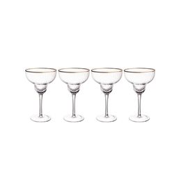 Butlers Cosmopolitanglas GOLDEN TWENTIES 4er-Set in Durchsichtig | Gr.: onesize