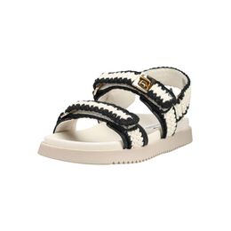 Steve Madden Sandalen in Beige/Schwarz | Gr.: 40
