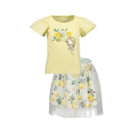 Blue Seven M&auml;dchen Shirt & Rock Set, 2 gelb 116