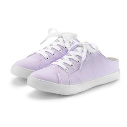 Vivance Damen Sabot &raquo;Sneaker, Clog, Slip-On-Sneaker,&laquo; zum Reinschl&uuml;pfen mit Schn&uuml;rung VEGAN lila 40