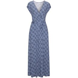 Lascana Maxikleid in blau bedruckt | Gr.: 44