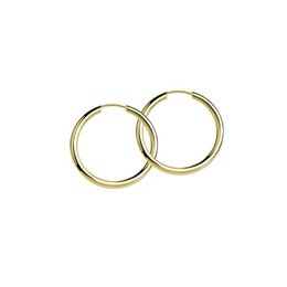 Aniston Jewelry & Watches Damen Aniston JEWELRY & WATCHES Paar Creolen &raquo;Schmuck Geschenk Silber 925 Ohrringe Basic 2 mm breit&laquo; Made in Germany 15, 