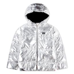 Levi's Kids M&auml;dchen Levi's Kids Winterjacke &raquo;LVG CORE BATWING PUFFER&laquo; mit Kapuze for GIRLS silber 3 (98)
