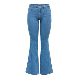 Only Schlaghosen-Jeans in Medium Blue Denim | Gr.: M/L34