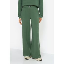 Lscn By Lascana Damen LSCN by LASCANA Sweatpants extra weiche Sweatware gr&uuml;n 44/46, N-Gr