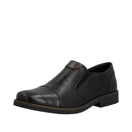 Rieker Herren Slipper Schlupfschuh, Business-Slipper, Halbschuh, Anzugschuh schwarz 41