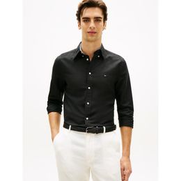 Tommy Hilfiger Herren Langarmhemd &raquo;LINEN BLEND SOLID BTD&laquo; Regular Fit Leinen XXL (58), N-Gr