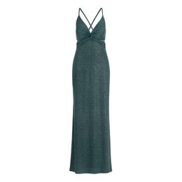 Vera Mont Abendkleid mit Cut-Outs in Dark Green/Grey | Gr.: 34