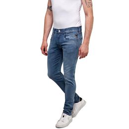 Replay Herren Slim-fit-Jeans &raquo;ANBASS HYPERFLEX BIO&laquo; mit Stretch-Anteil blau 34, L&auml;nge 34