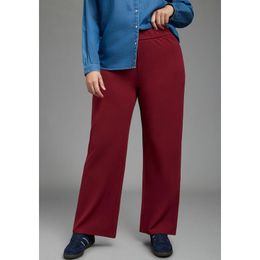 Laura Scott Curve Damen Laura Scott CURVE Schlupfhose &raquo;Gro&szlig;e Gr&ouml;&szlig;en&laquo; aus formstabilem, elastischem Stoff mit weitem Bein 46, N-Gr