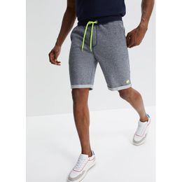 bonprix Herren bonprix Sweatbermudas aus Baumwolle und Polyester, Regular Fit, mit Print-Design 48/50, N-Gr