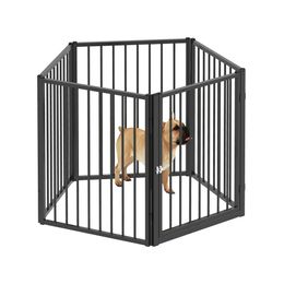 PawHut Welpenlaufstall 6-TLG 76cm hoch | Gr.: S