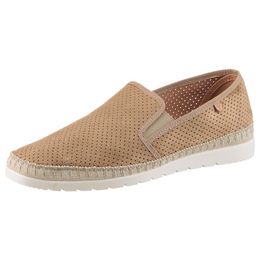 VERBENAS Herren VERBENAS Slipper &raquo;Boris Hole Gallery&laquo; Espadrilles, Sommerschuh, Freizeitschuh mit luftiger Perforierung beige 40