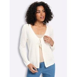 Sieh an! Strickjacke in ecru | Gr.: 46